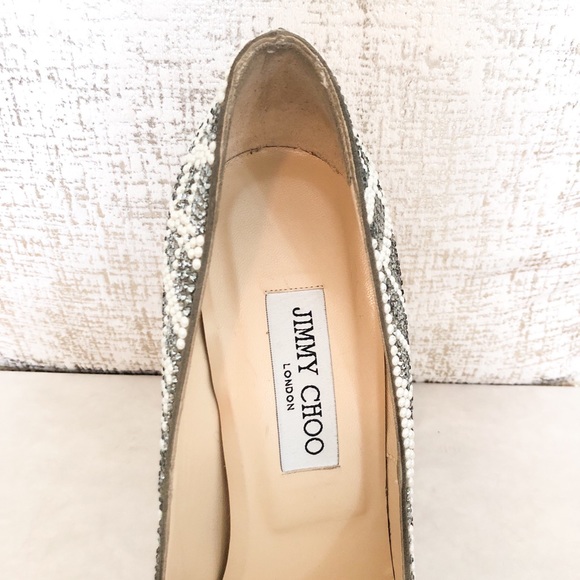 Jimmy Choo | Shoes | Jimmy Choo Anouk Pearl Crystal Embellished Pump ...